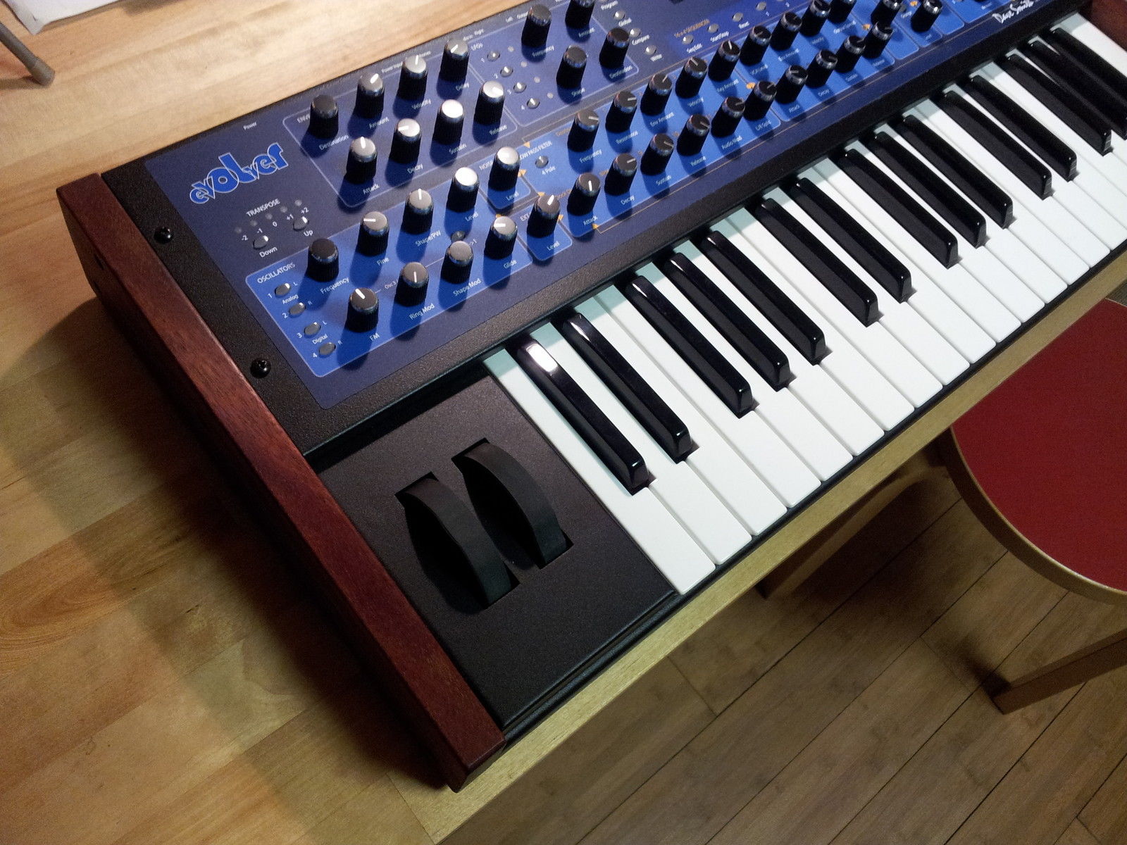 MATRIXSYNTH: MONO EVOLVER KEYBOARD PE SN 01125 with Prophet Style Knobs