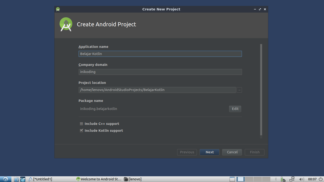 Inspirasi & Seni Technology: Membuat TextView pada Kotlin Inspirasi & Seni Technology: Membuat TextView pada Kotlin