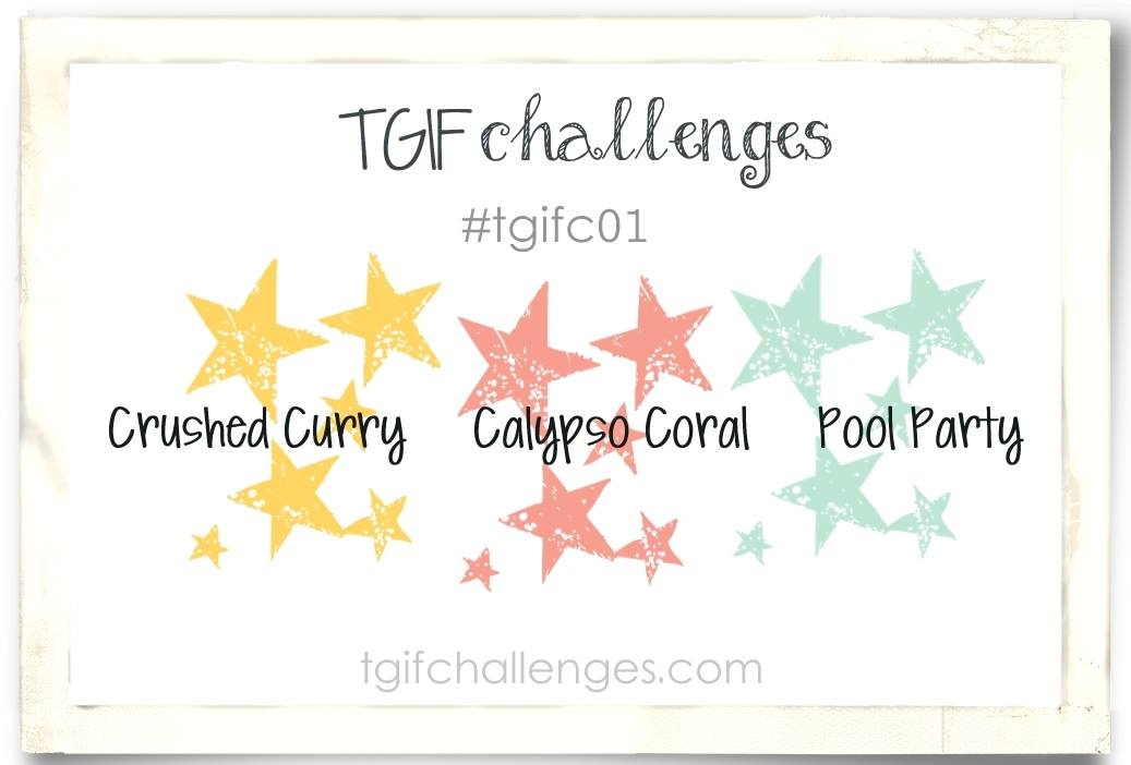 Stampin' Dolce: TGIF color challenge! Bring it on! #TGIFC01