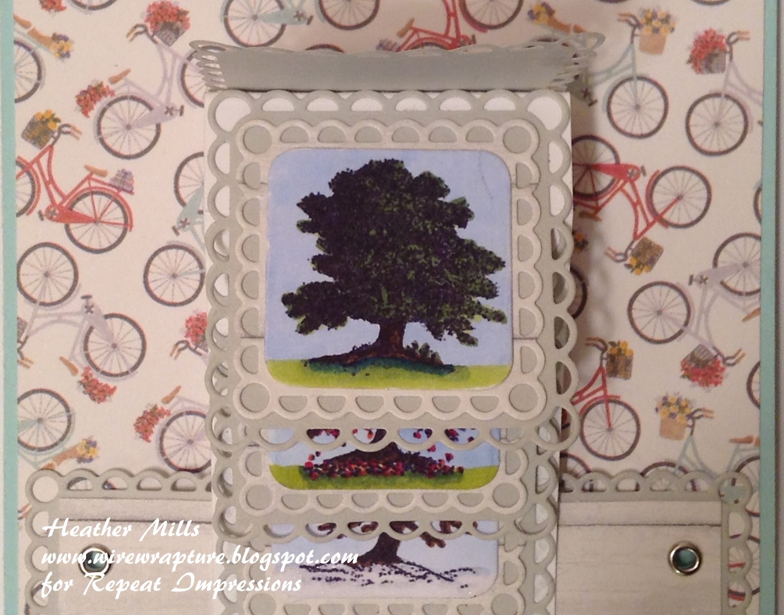 Wire Wrapture: Waterfall/flip cards