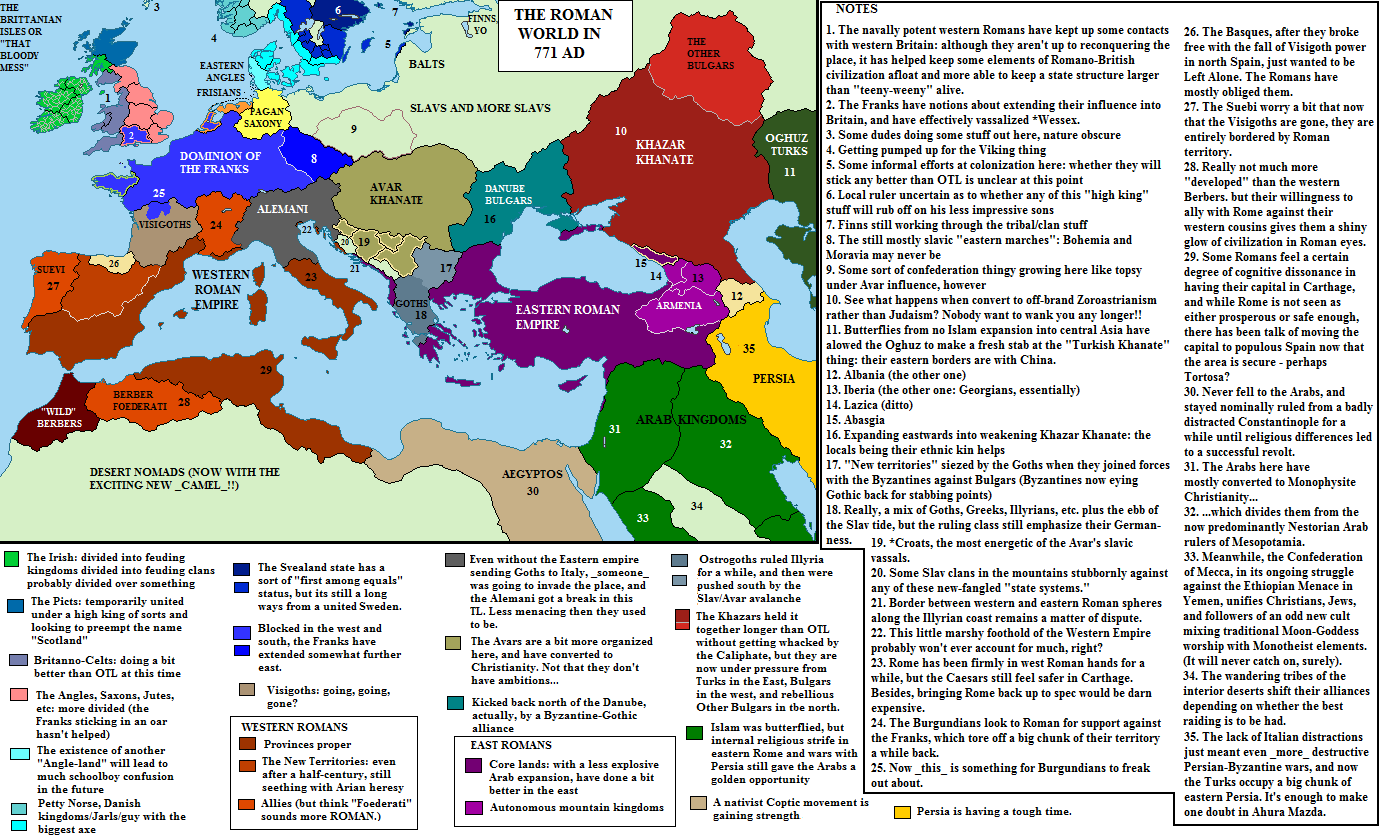 Alternate History Weekly Update: Map Monday: Western Rump (or The Roman ...