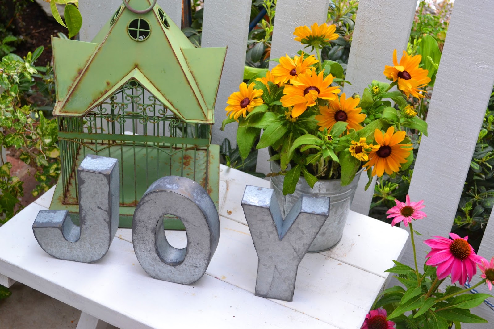 My Painted Garden: Adding Pops of Color and "Water-Wise" Garden Flowers