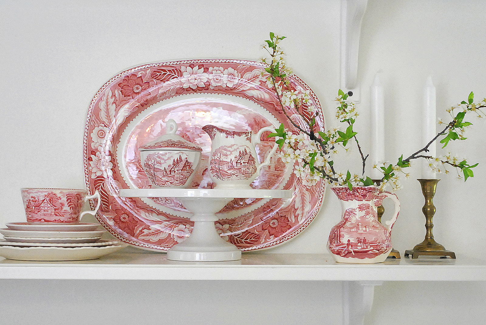 The Grower's Daughter: A Collection of Red Transferware