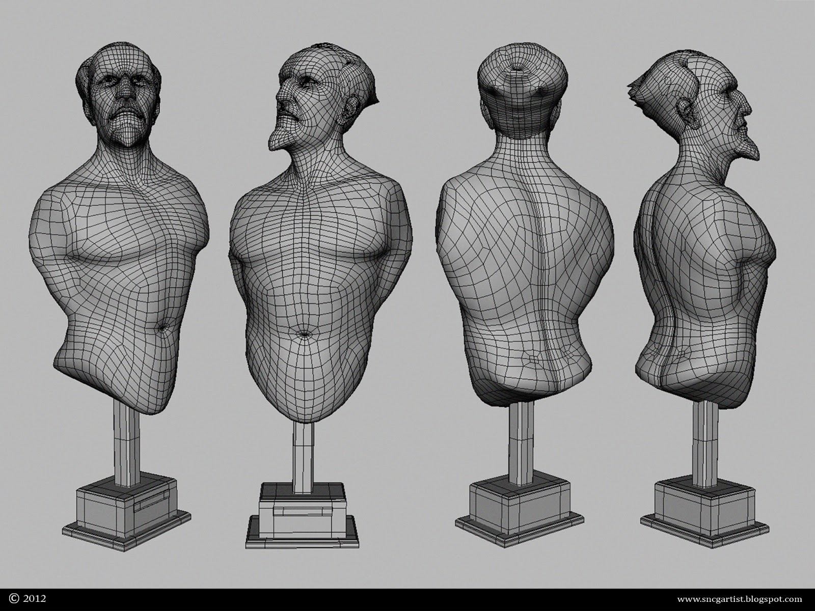 Sankara Narayanan Portfolio: Male & female torso