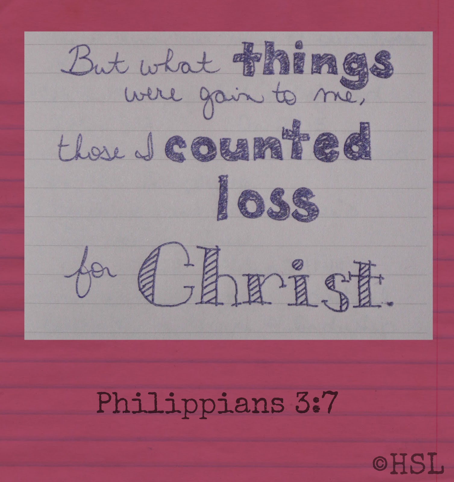 Home Sweet Life: Philippians 3:7