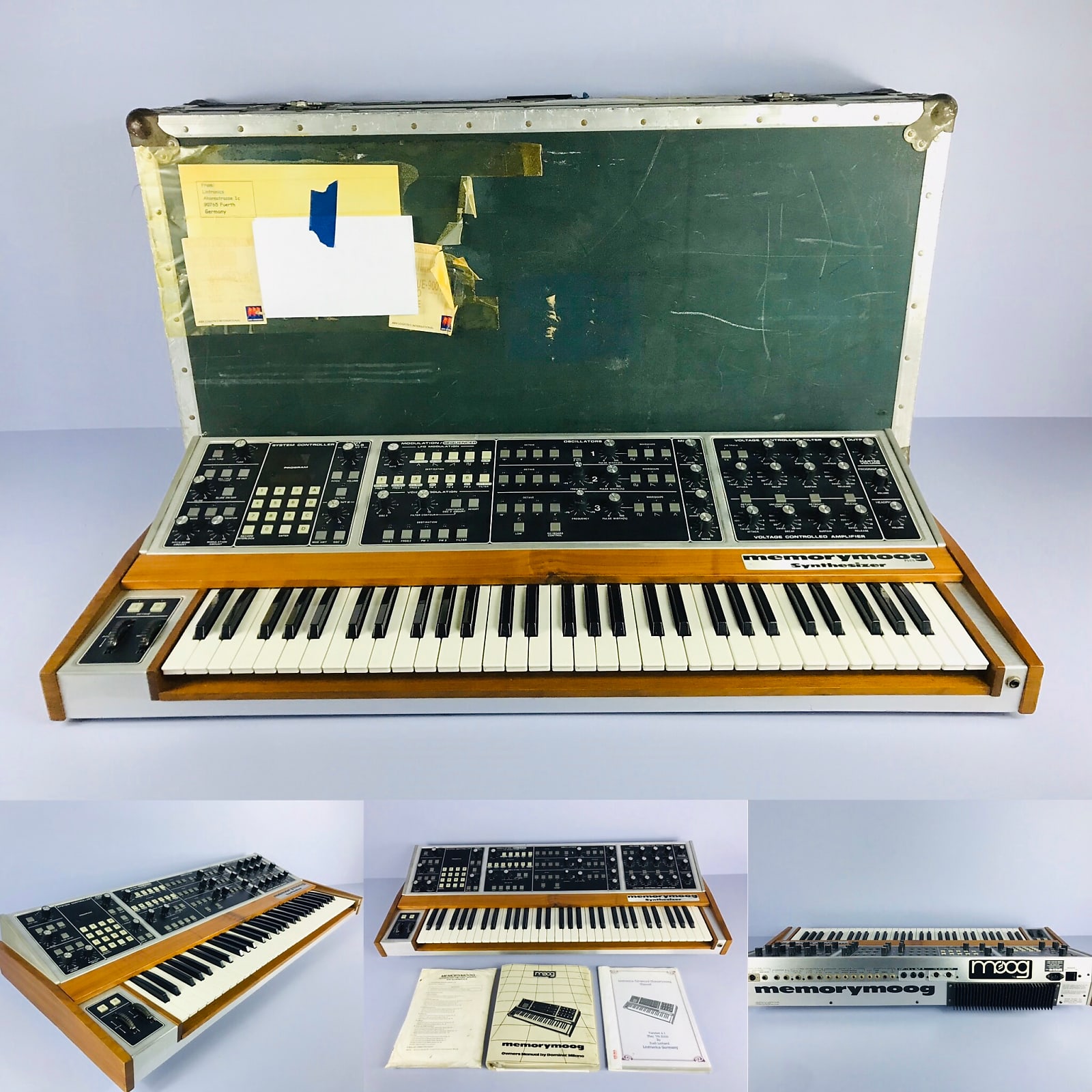 MATRIXSYNTH: Vintage Moog Memorymoog Plus LAMM Lintronics Upgrade SN ...