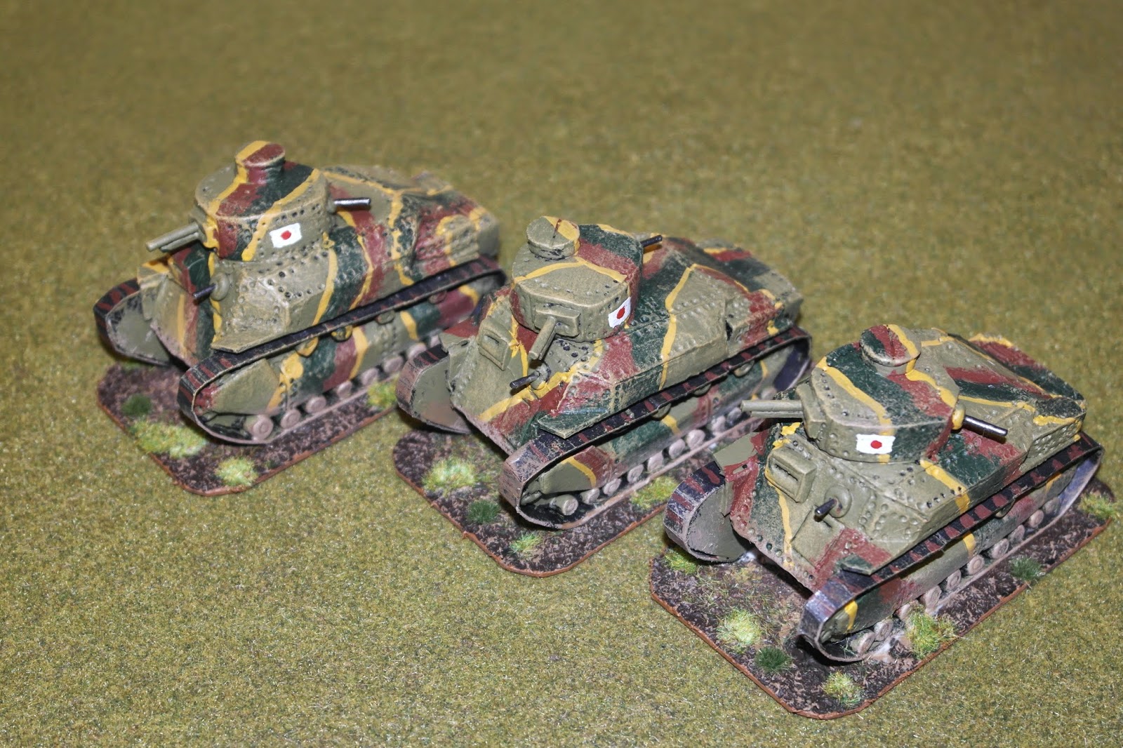 Turbil Miniatures: Japanese Type 89 Tanks 28mm