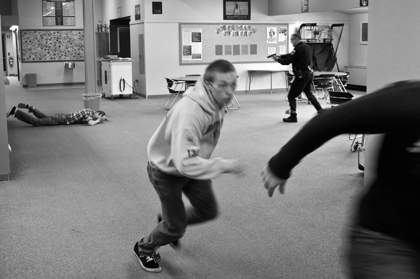 Picture Window photo blog : Active shooter drill, Naselle High School ...