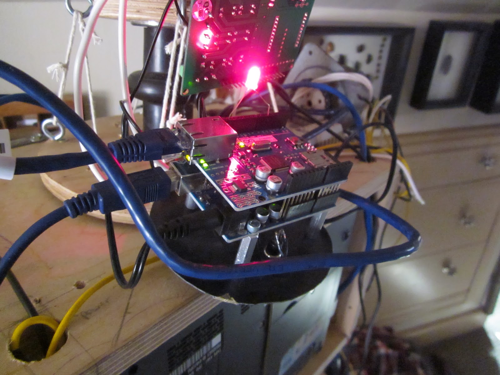 Controlling robot over a wireless internet connection