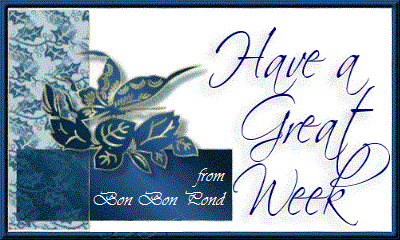 Reflections from Bon Bon Pond: Have a Wonderful Week!