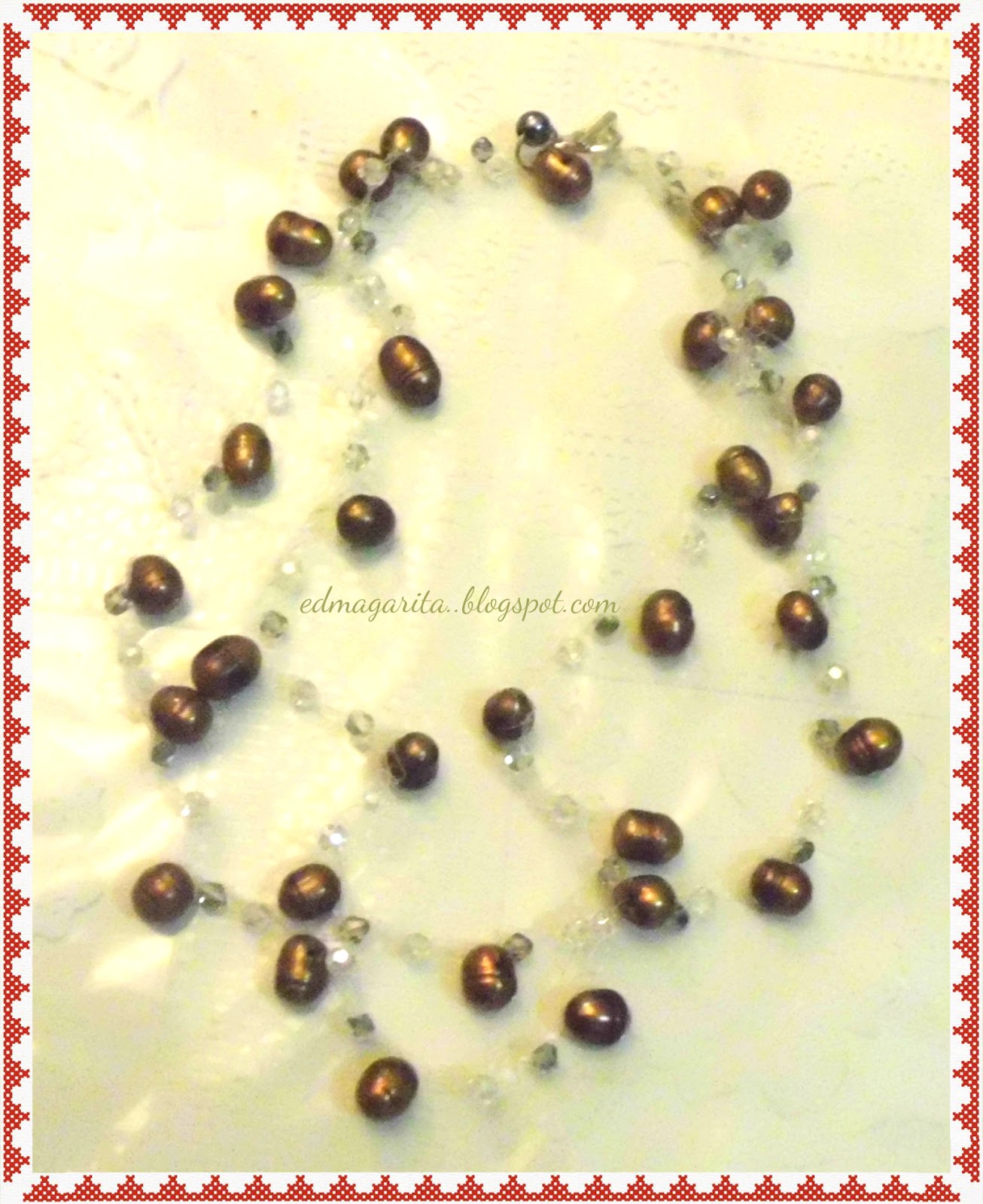 El Portafolio de Edma: Collares con Perlas, Murano, Rocallas - Invisibles