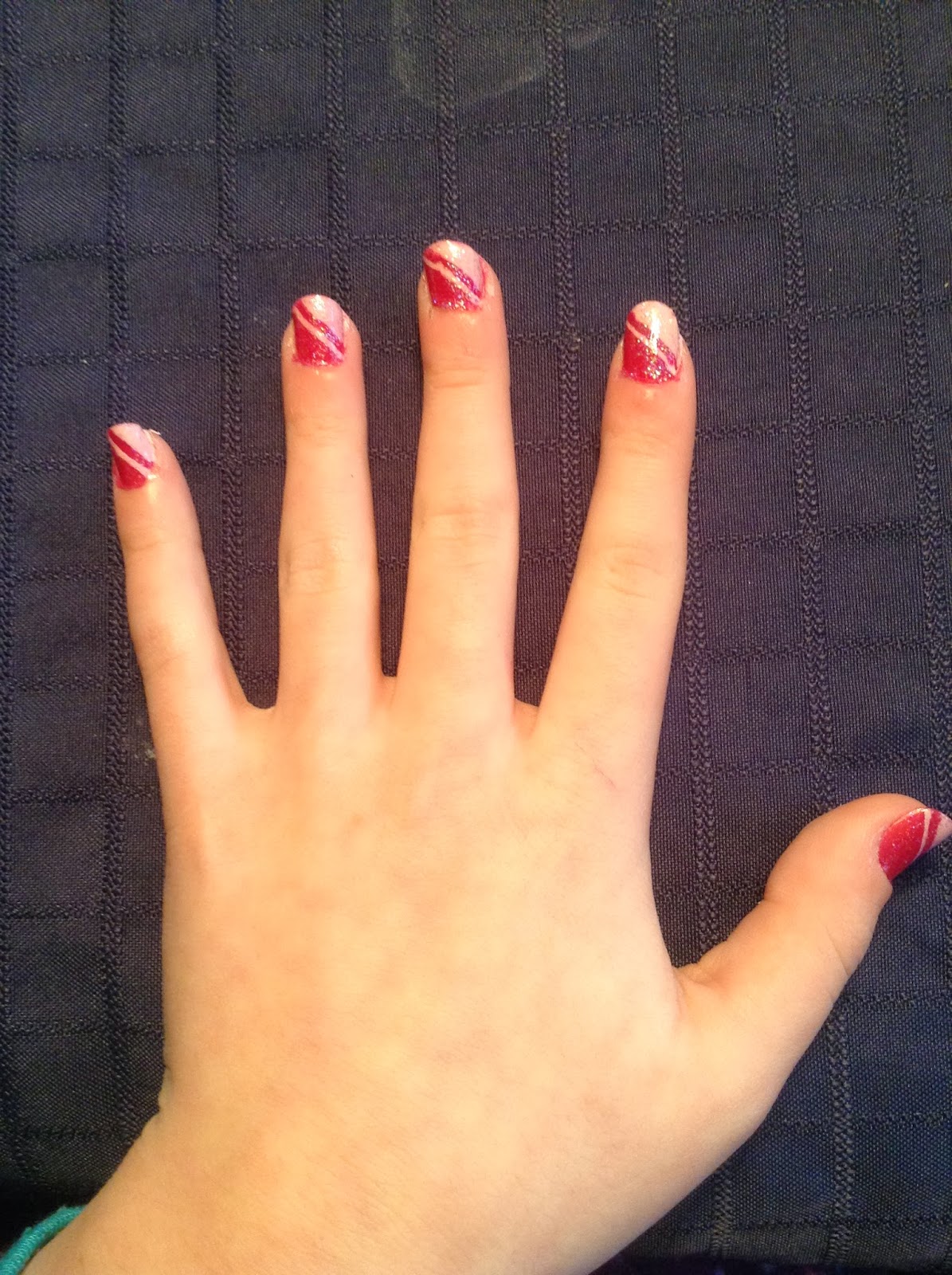 Nails Niche: Inside-Out Stripes Nail Art Tutorial