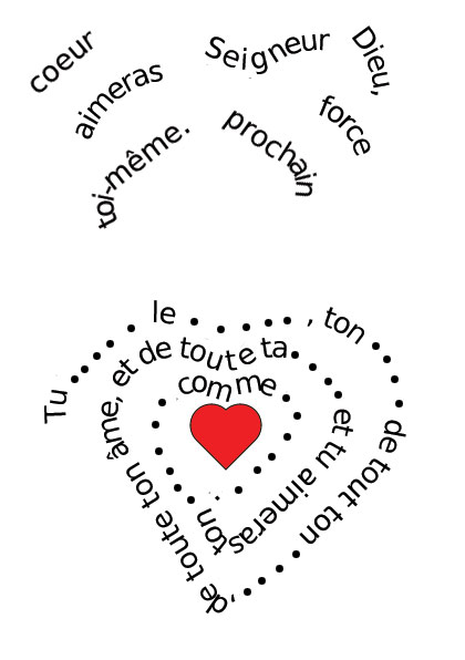 Rencontre de caté autour de la phrase - Tu aimeras ton prochain comme ...