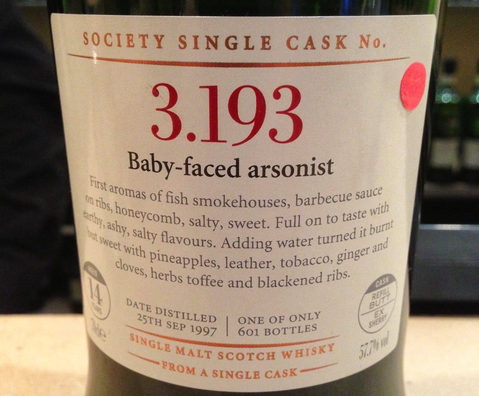 Whisky Discovery: SMWS London January 2014