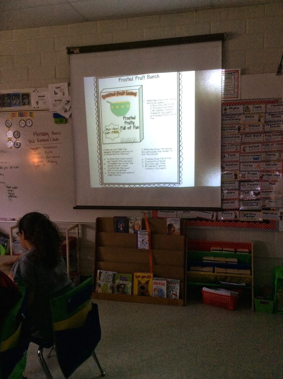 Mrs. Thomas's Class: Procedural Text