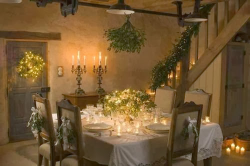 Eye For Design: Simple And Elegant White Christmas Decor