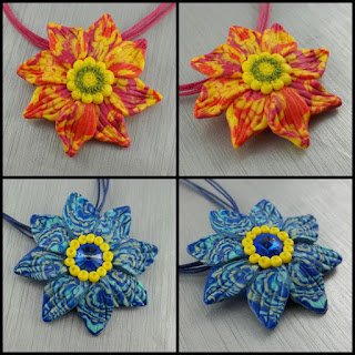 2 Good Claymates: Tie Dye Flowers