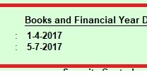 What is the difference between Financial year beings from and Books ...