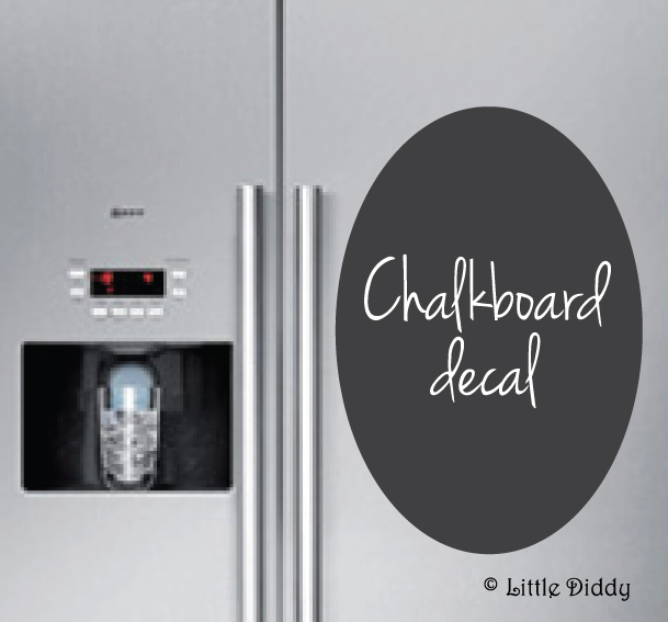 Auction: Chalkboard Fridge Decal | Heart Strings