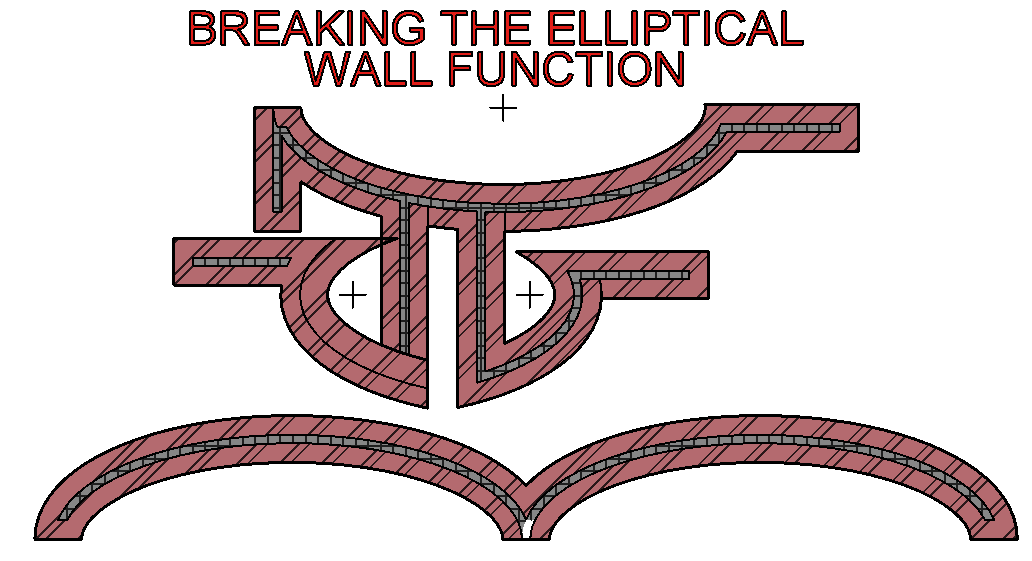 Revit Recess: Breaking Revit 2020's Elliptical Wall Function