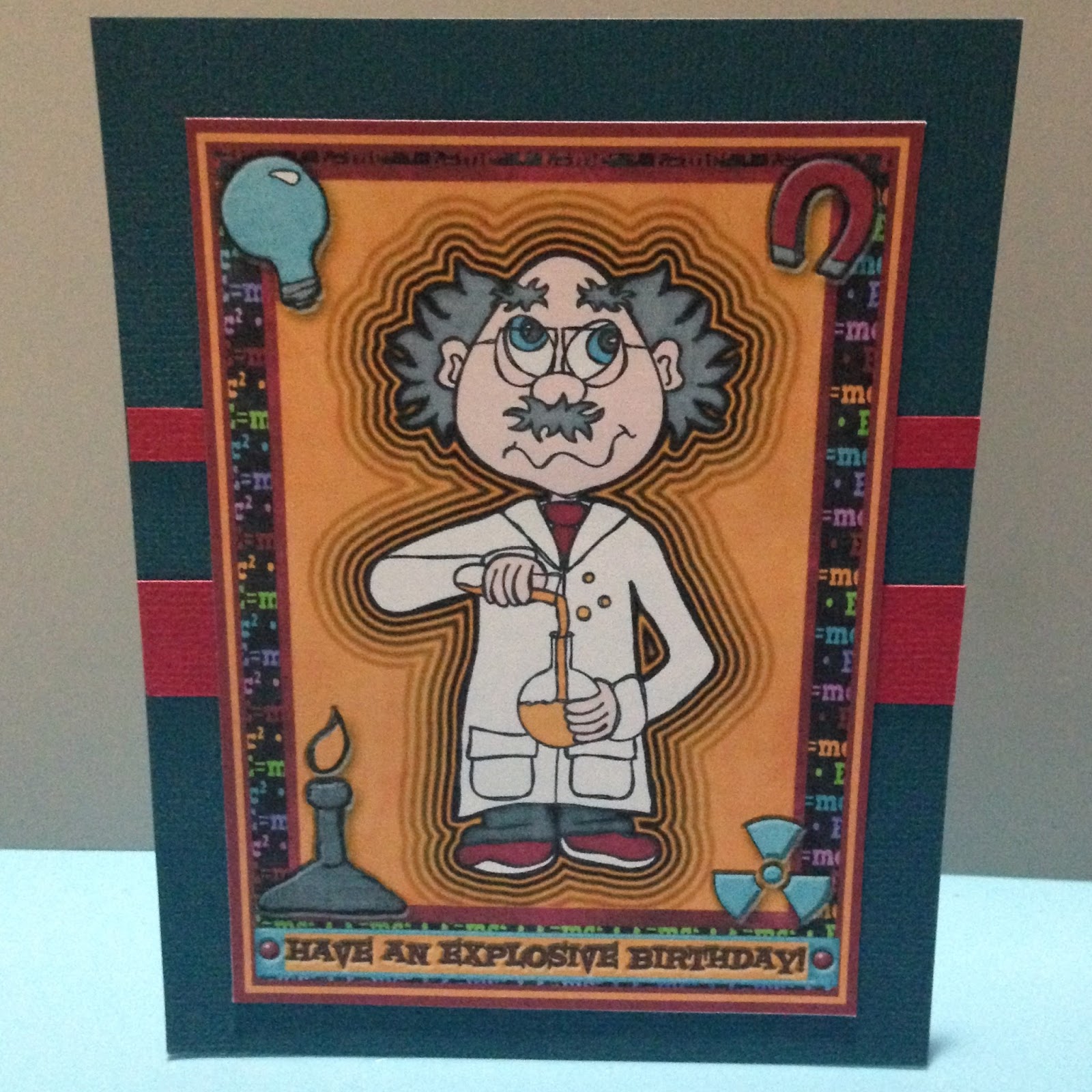 Connie Can Crop: Crafts U Print Mad Scientist Card