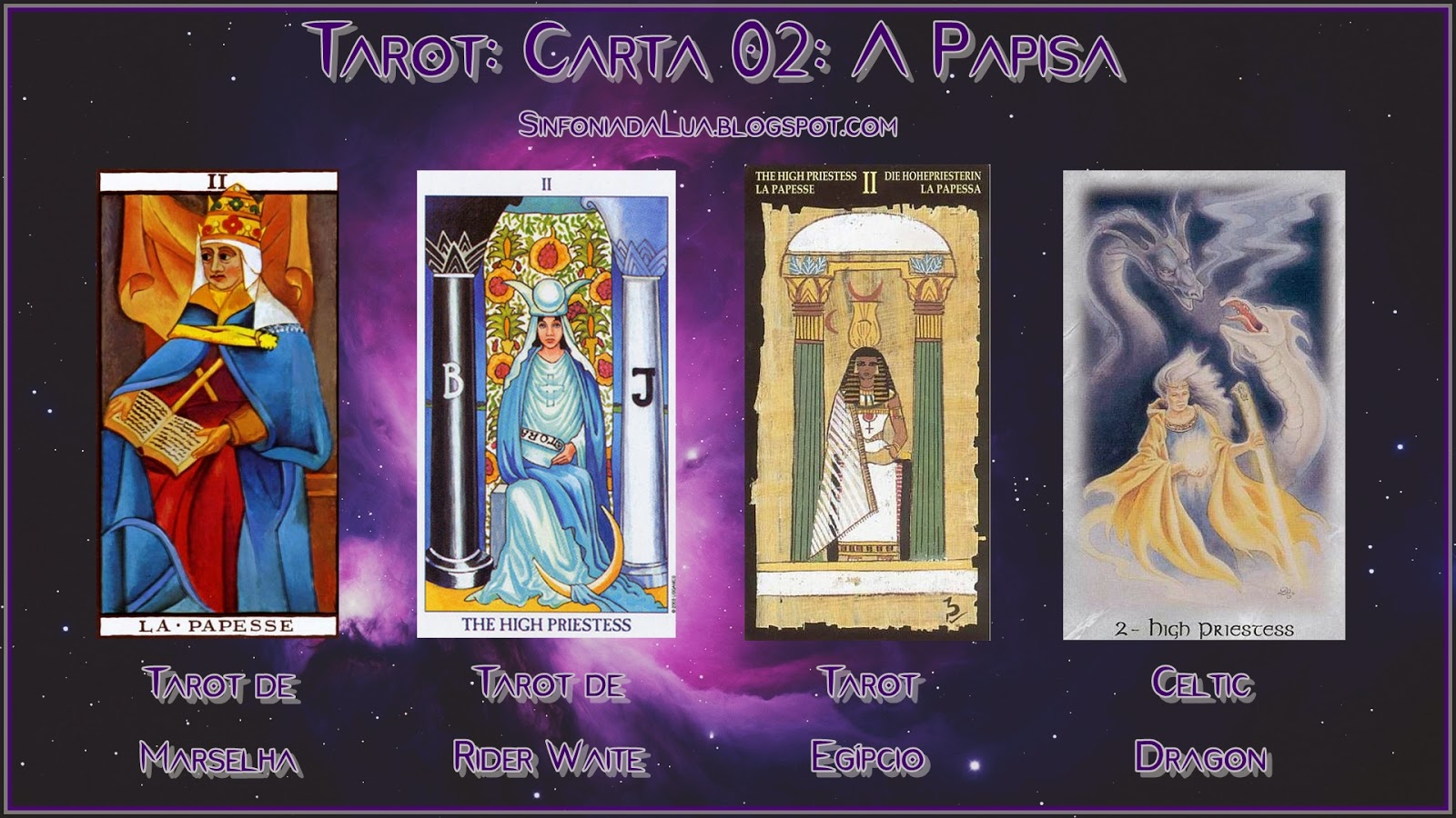 Sinfonia da Lua: Conhecendo o Tarot - Arcano 02: A Papisa