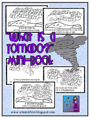 Clip Art by Carrie Teaching First: Weather Mini Books: Thunderstorms ...