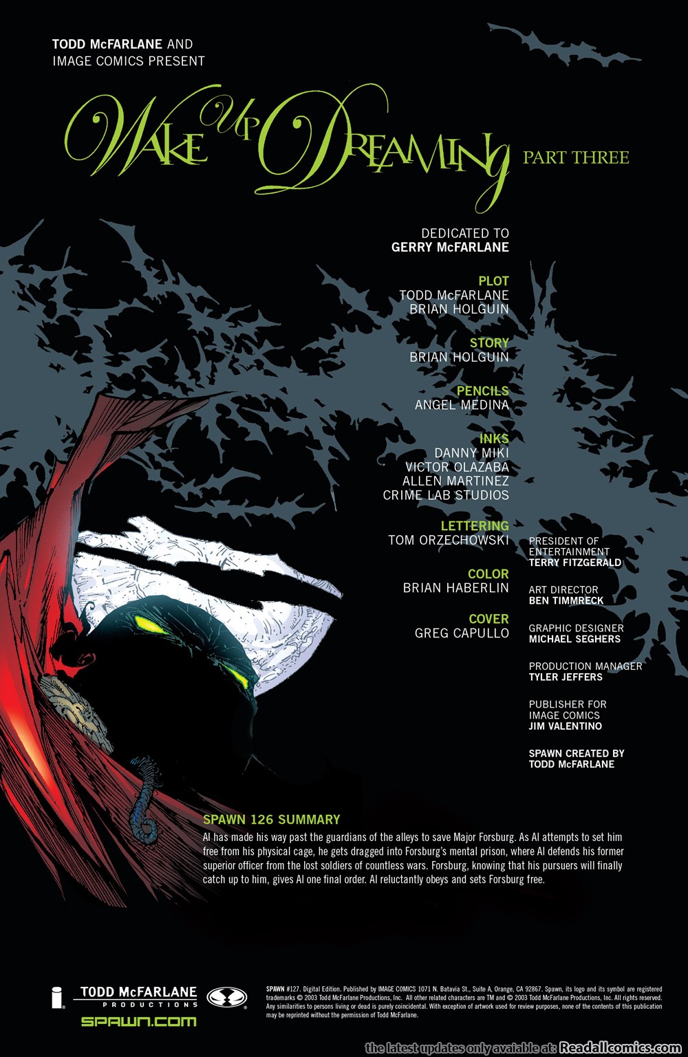 Spawn 127 (2003) | Read All Comics Online