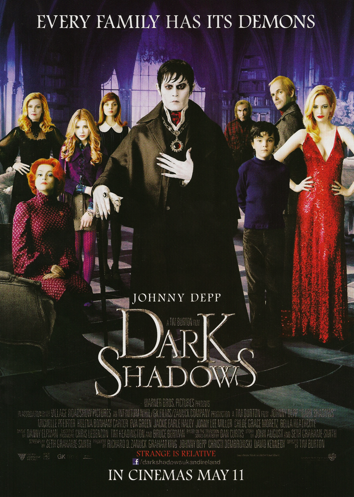 Horror Shock LoliPOP: Movie Posters: Dark Shadows (2012)