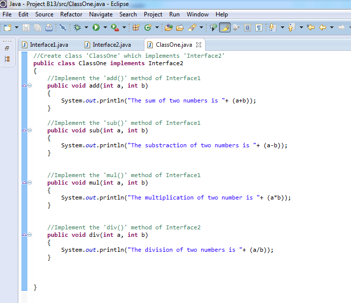 Testing Tools Qa Training Interface Inheriting Another Interface