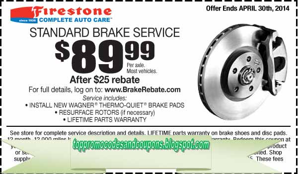 Free Promo Codes and Coupons 2023: Firestone Coupons