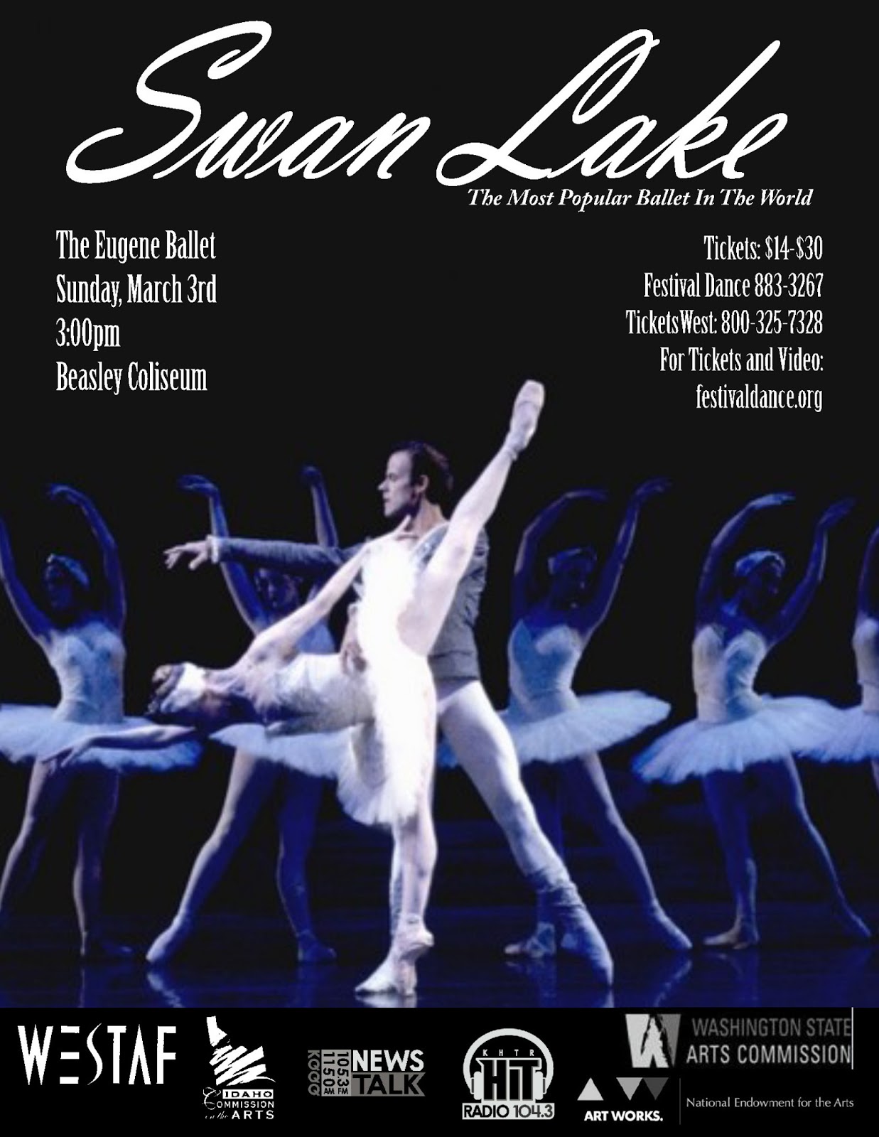 Festival Dance Blog: The Eugene Ballet's "Swan Lake"