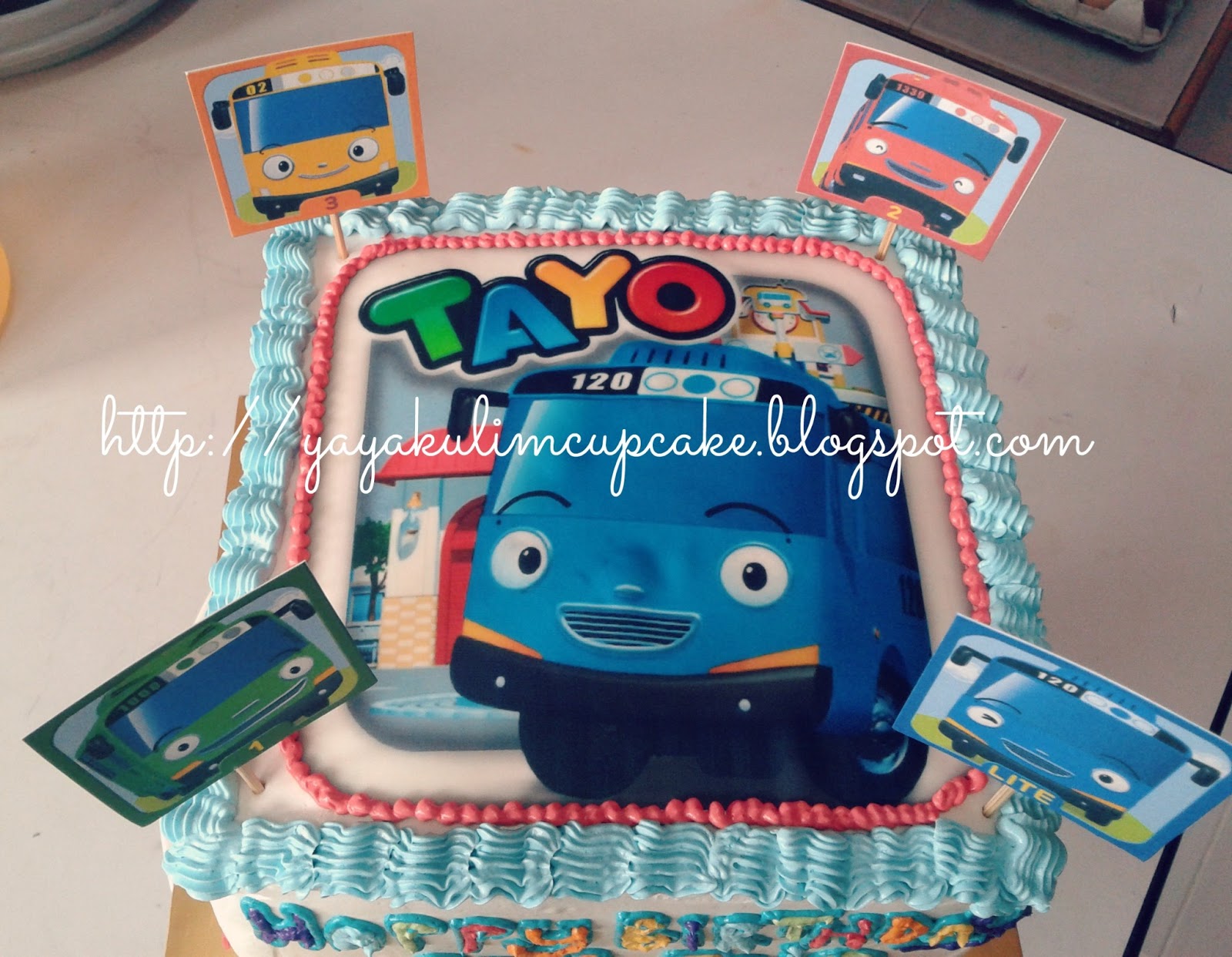 kulimcupcake: TAYO birthday cakes