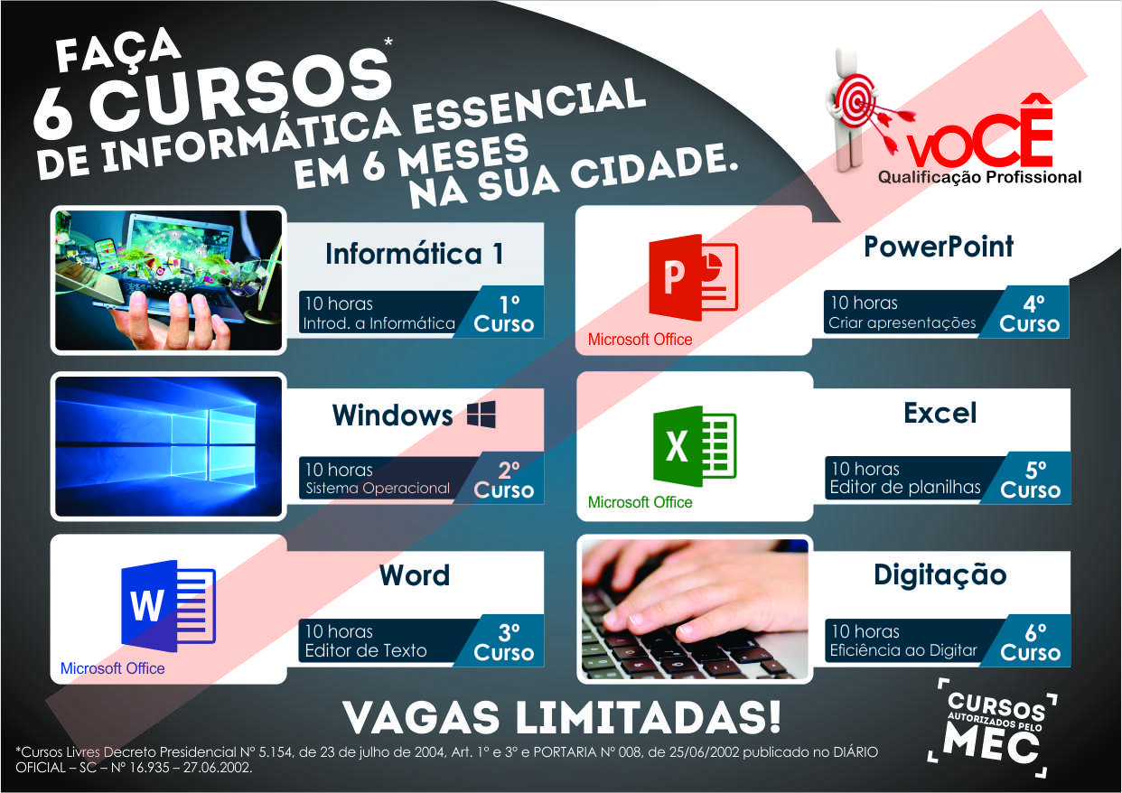 VOCÊ QUALIFICAÇÃO PROFISSIONAL: CONFIRA OS NOVOS PANFLETOS DE ...