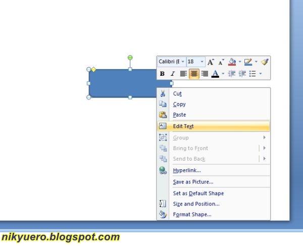 Membuat Tombol Menu Hiperlink Lebih Menarik di Powerpoint