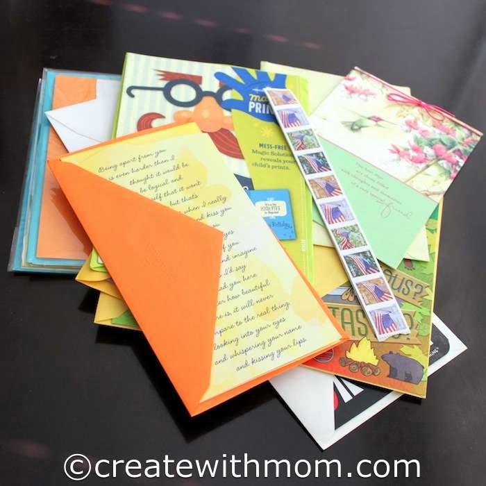 Create With Mom: Posting Cards To Keep in Touch With Family and Friends
