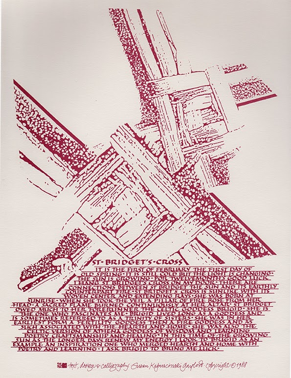 susangaylord.com: St. Bridget's Cross