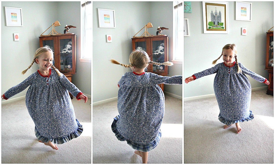 Nightgowns using The Building Block Dress.