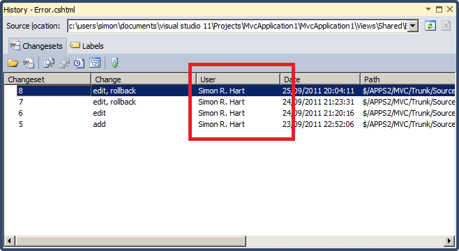 Simon Hart: TFS 11 - initial review