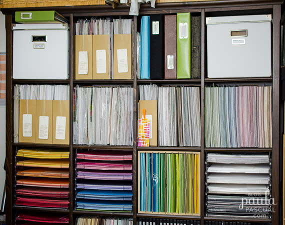 CRAFTY STORAGE: Craft Storage Paper and Card | My personal 12" paper ...
