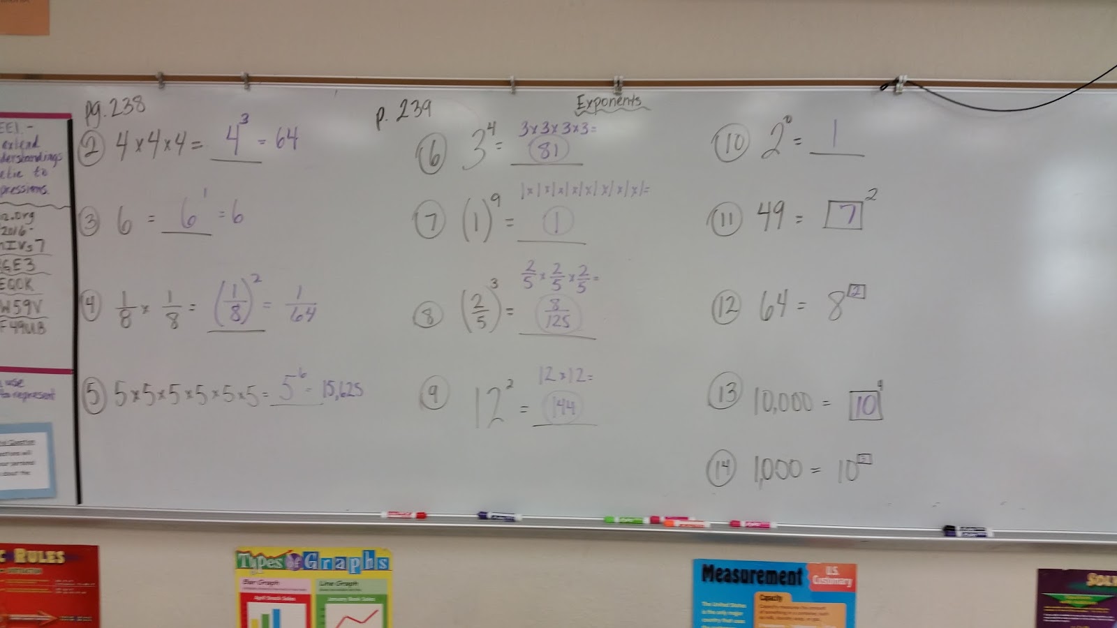 Mrs. Negron 6th Grade Math Class: Exponent notes