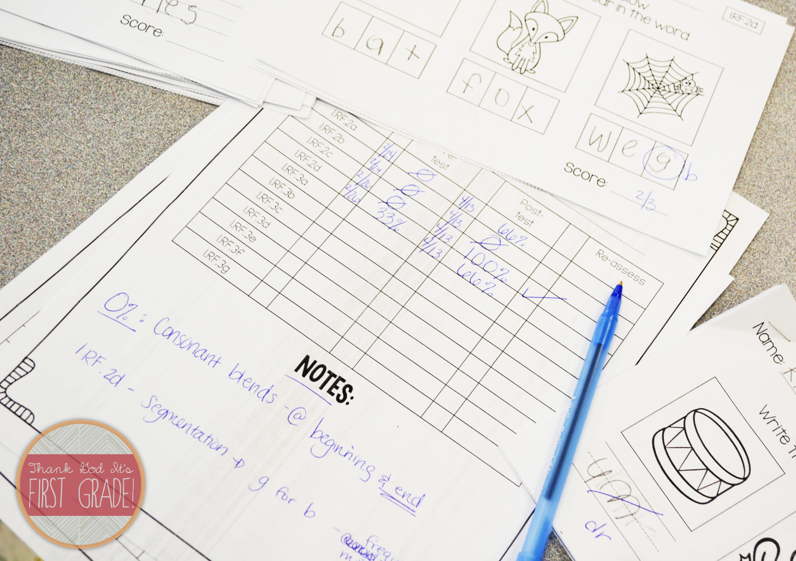 Common Core Phonics Assessments - 1st Grade! - Susan Jones Teaching