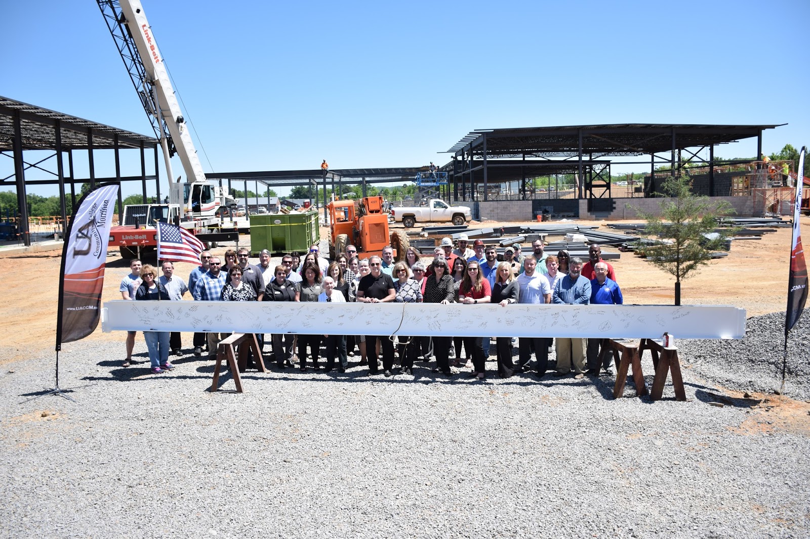Topping-Out Ceremony Held At Workforce Training Center