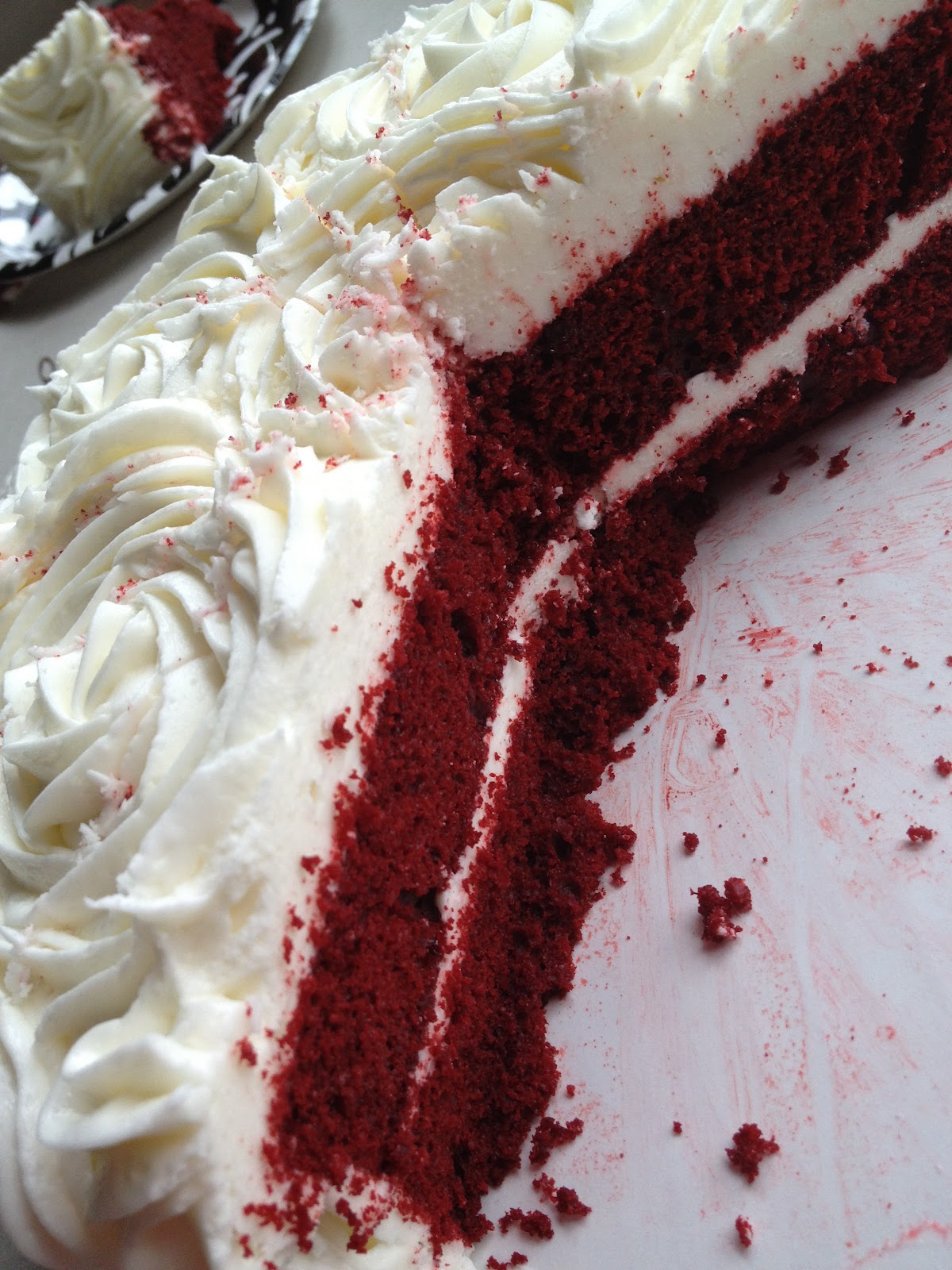 TumiTicklers: Red Velvet Rose Cake