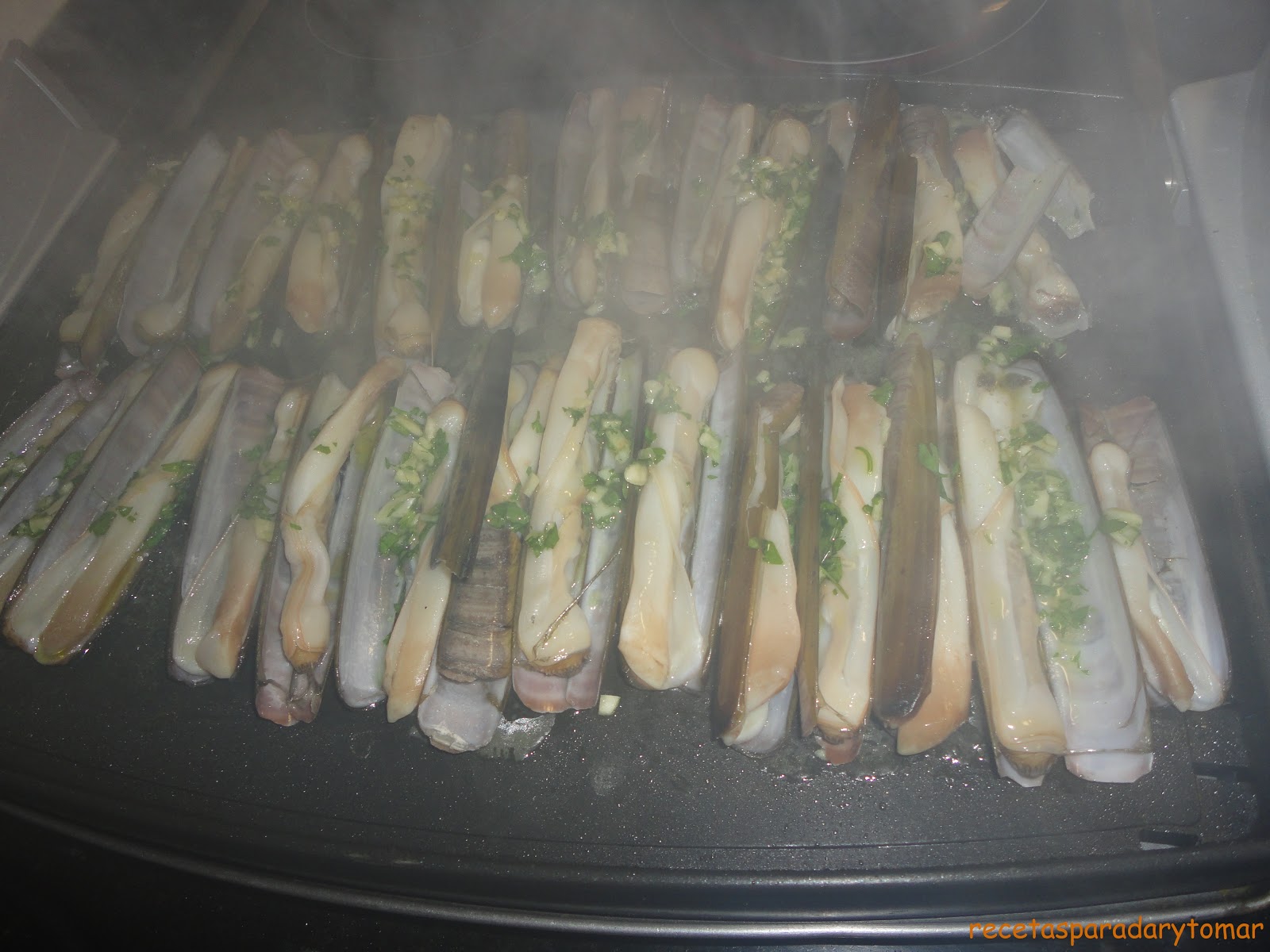 RECETAS PARA DAR Y TOMAR: Navajas a la plancha