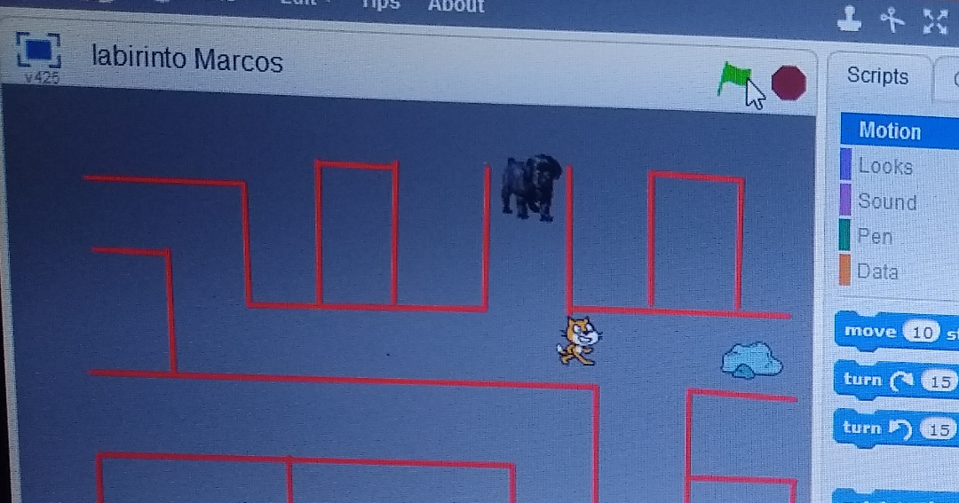 Minha vida na UFSB: Labirinto com Scratch