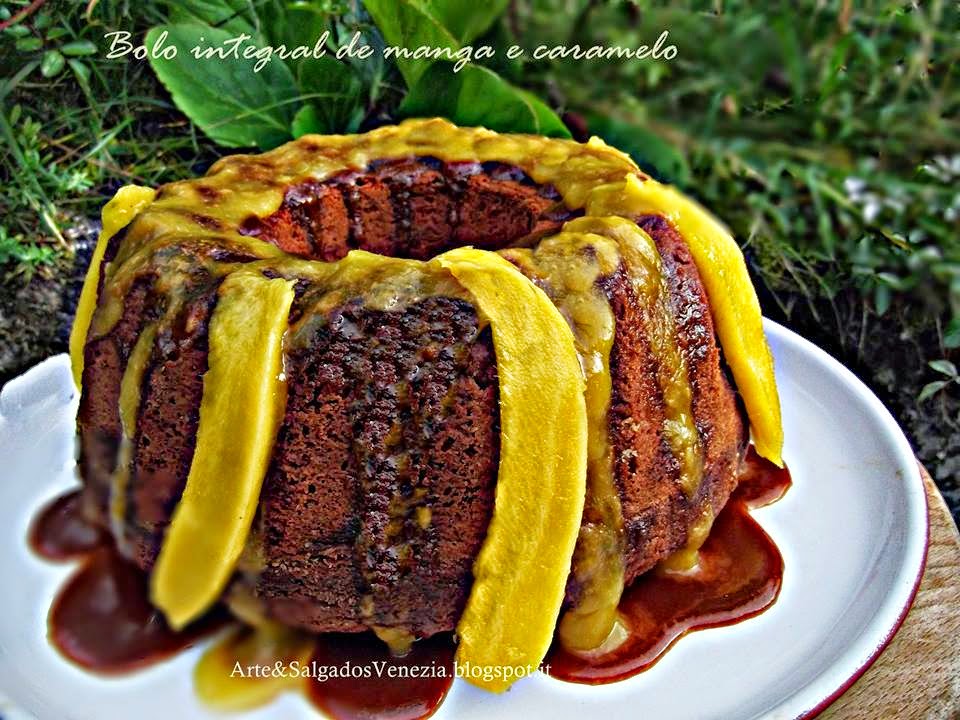 Arte & Salgados Venezia: Bolo integral de manga e caramelo Ciambellone ...