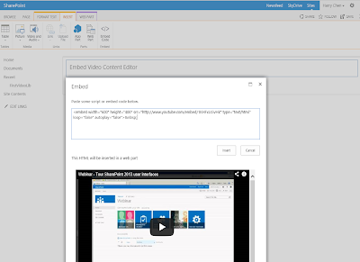SharePoint Connoisseur: Play video and media files in SharePoint 2013 sites