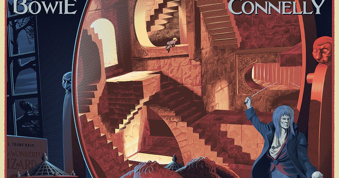 INSIDE THE ROCK POSTER FRAME BLOG: Labyrinth Poster by Laurent Durieux ...