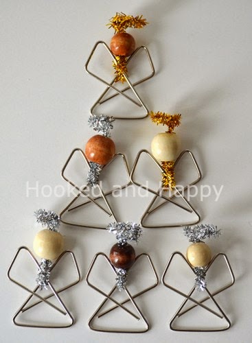 DIY Paperclip Angel Ornaments - The Idea King